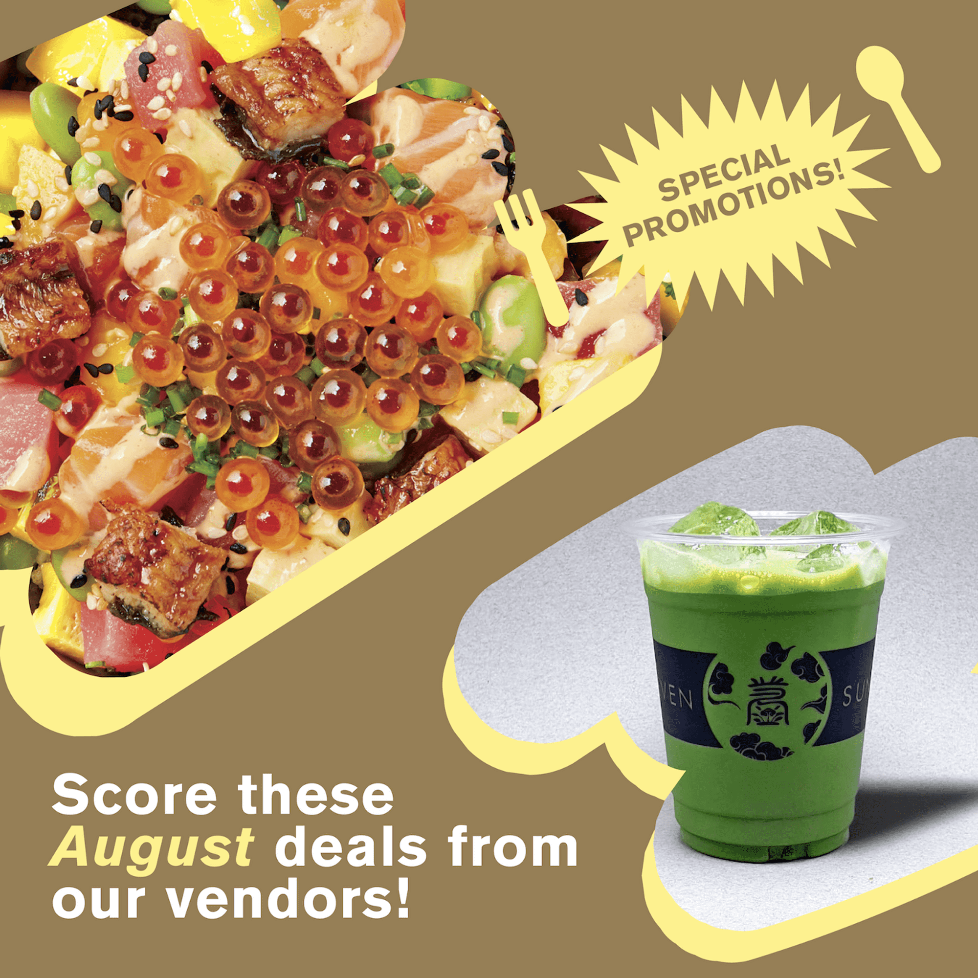 August Vendor Promos | theCOMMONS