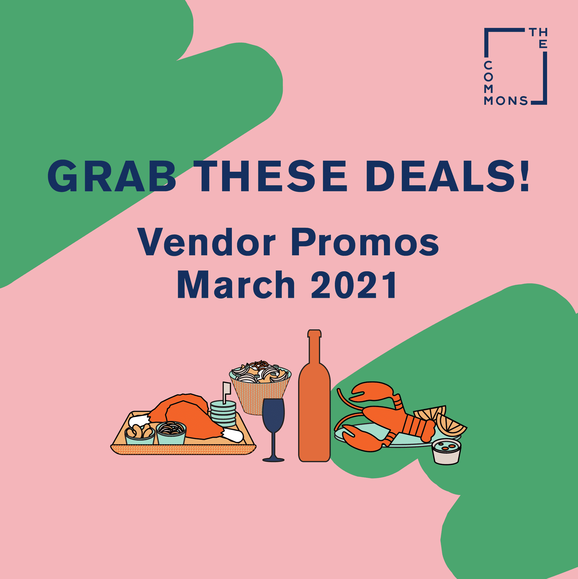 March 2021 Vendor Promos | theCOMMONS