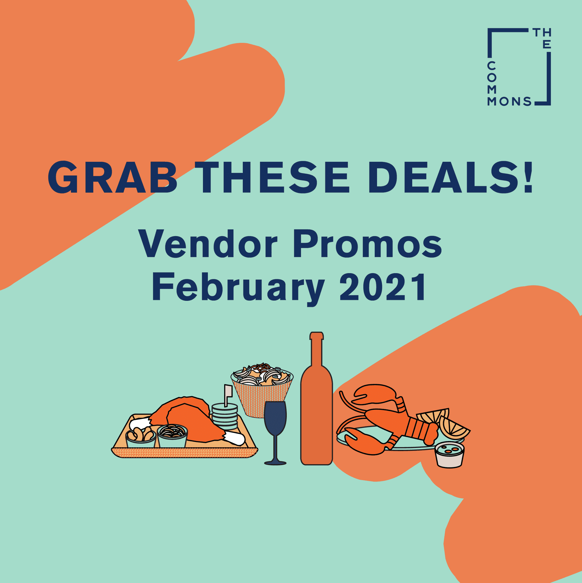 February 2021 Vendor Promos | theCOMMONS