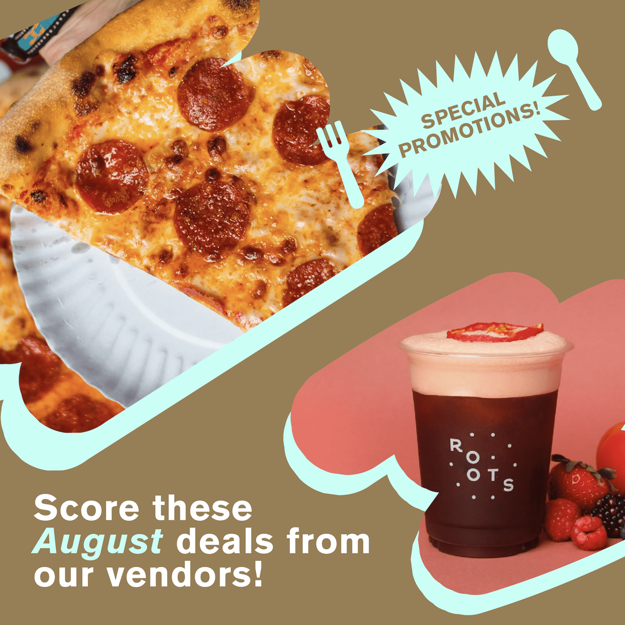 August Vendor Promos | theCOMMONS