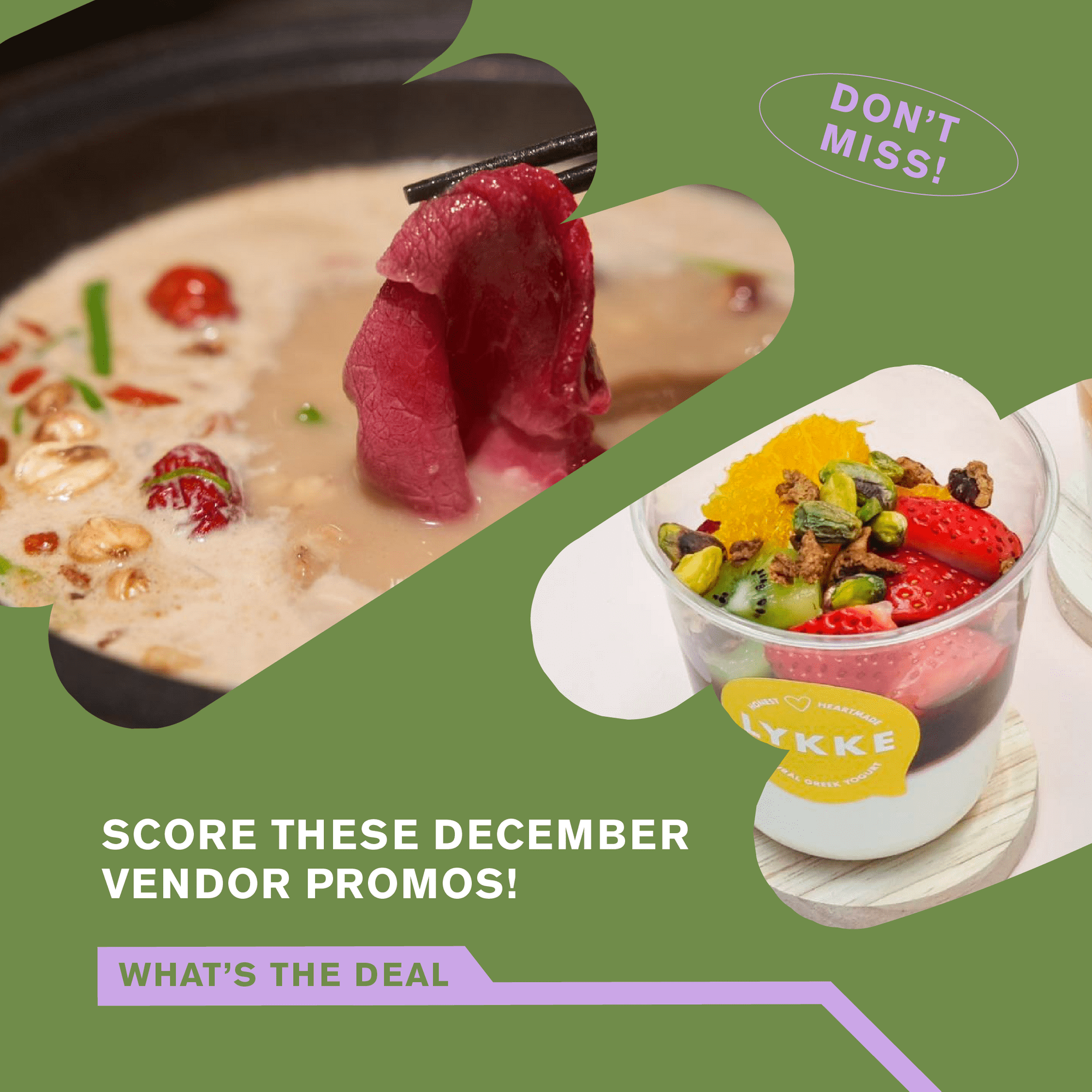 December Vendor Promo | theCOMMONS