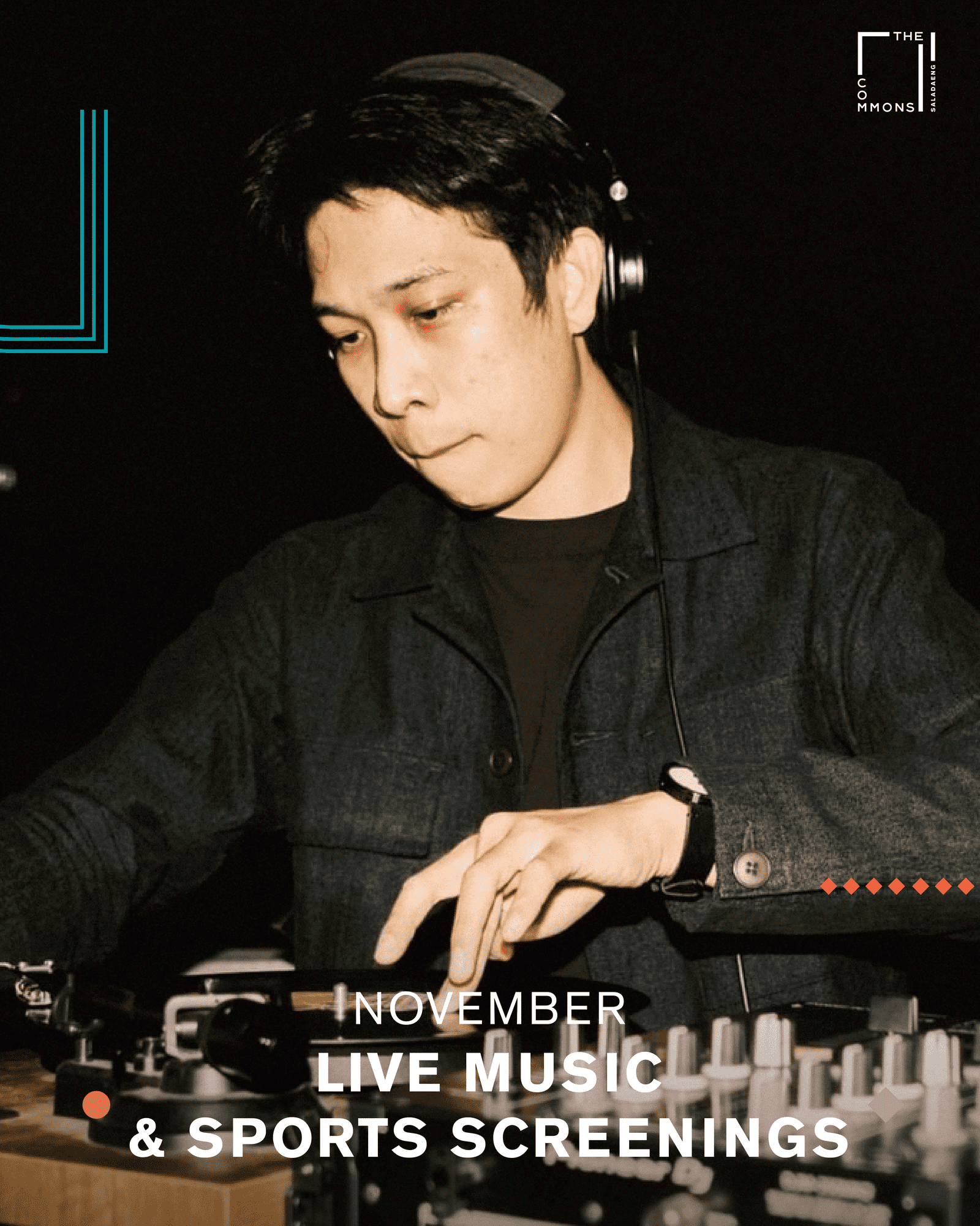 November Live Music & Sports Screenings Saladaeng | theCOMMONS