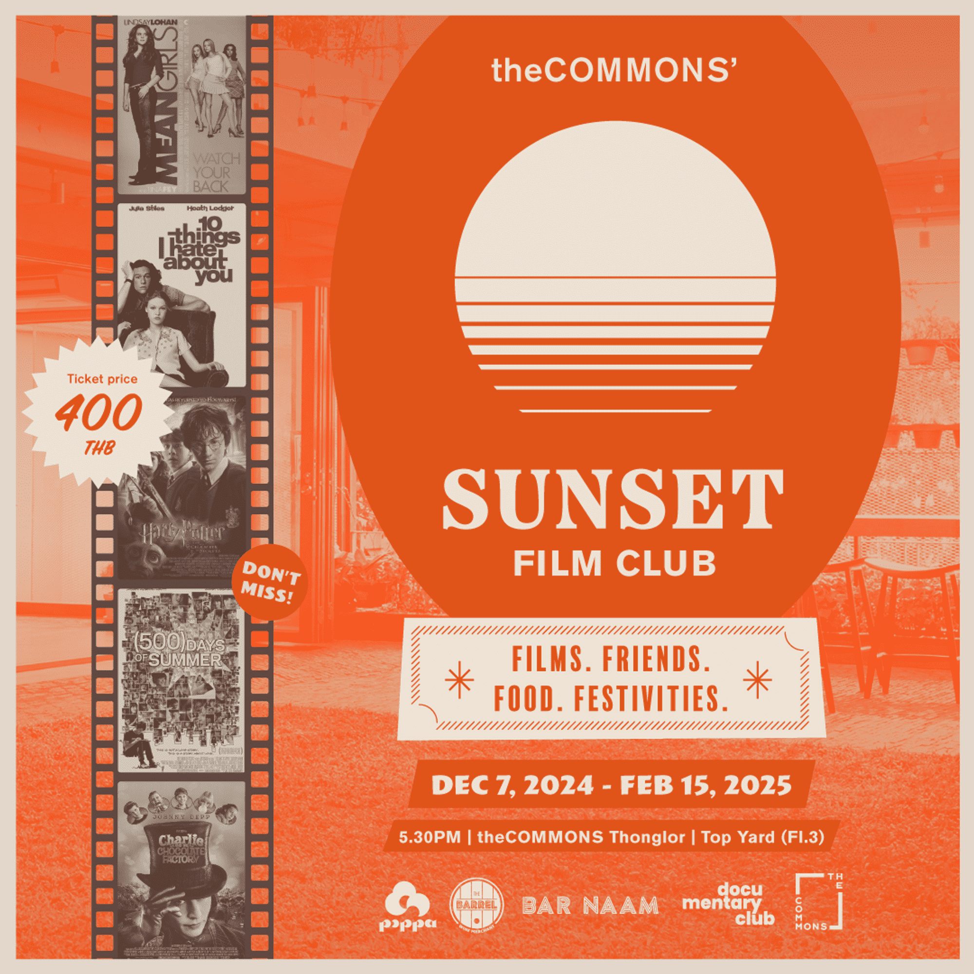 theCOMMONS' Sunset Film Club | theCOMMONS