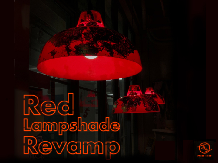 Red Lampshade Revamp Workshop at 513 Paint Shop | Time Auction
