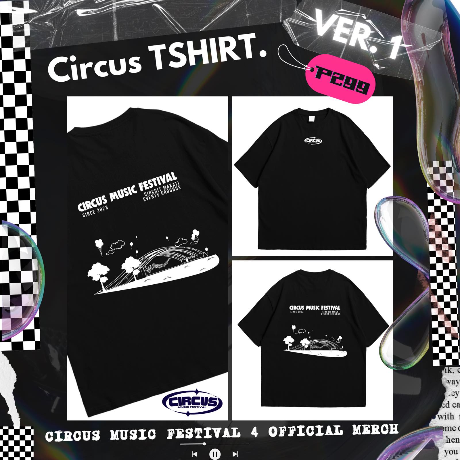 Event Shirt (BLACK) Free Size