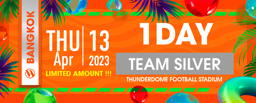 [LIMITED] 13 April : 1 Day pass Team Silver