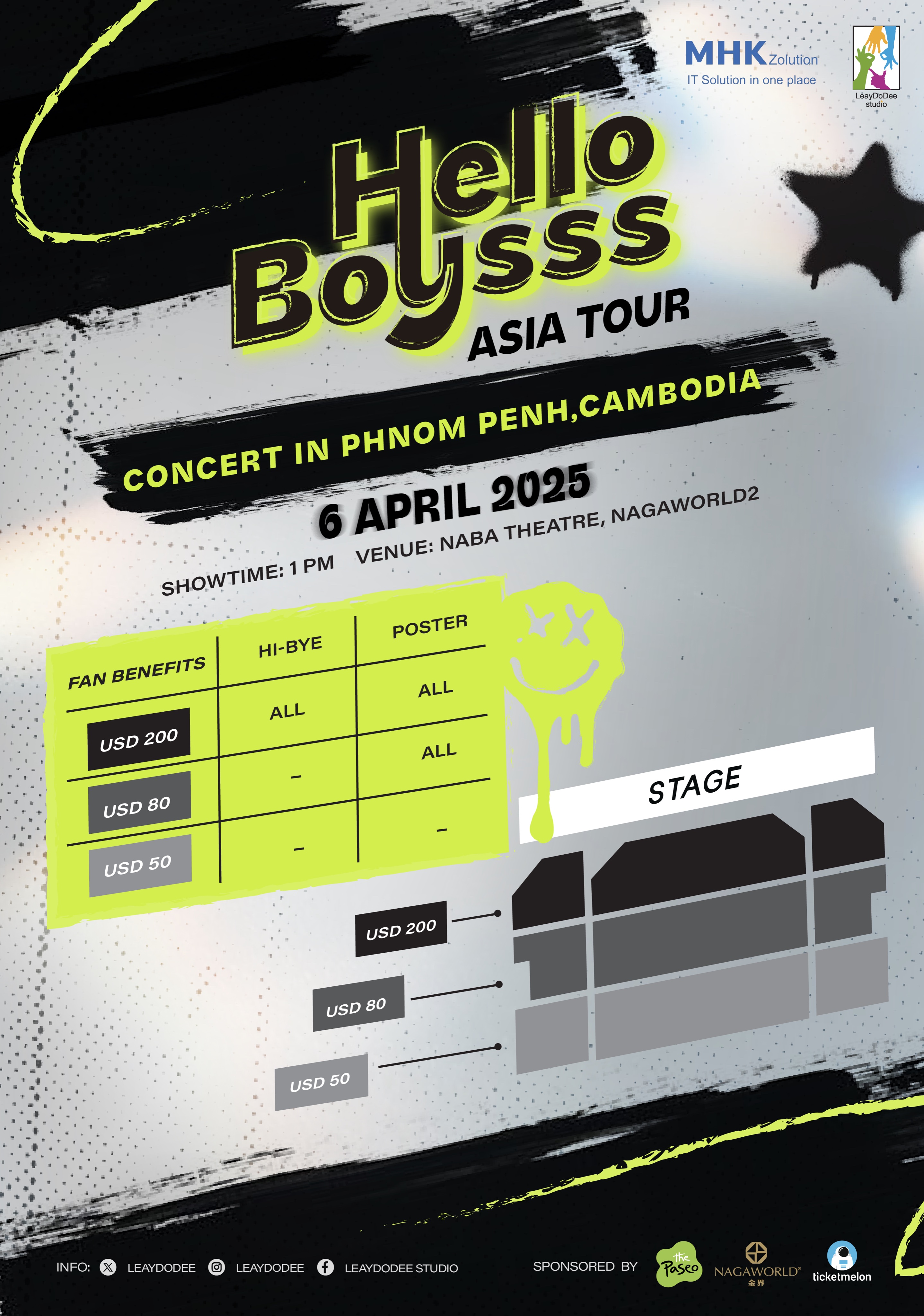 Hello Boysss Asia Tour in Phnom Penh - Ticketmelon