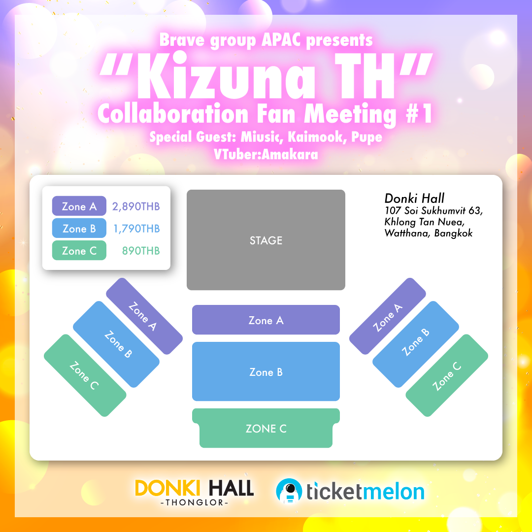 ( 1st Round ) Brave group APAC presents “Kizuna TH” Collaboration Fan ...