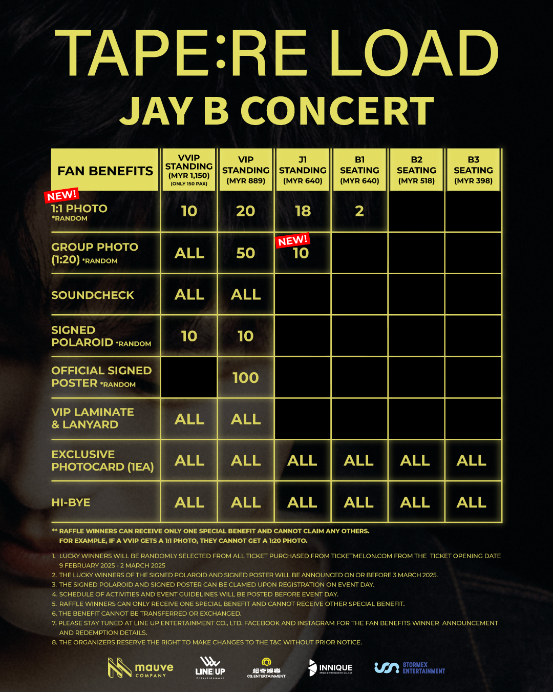 2025 JAY B CONCERT TAPE RE LOAD IN KUALA LUMPUR - Ticketmelon