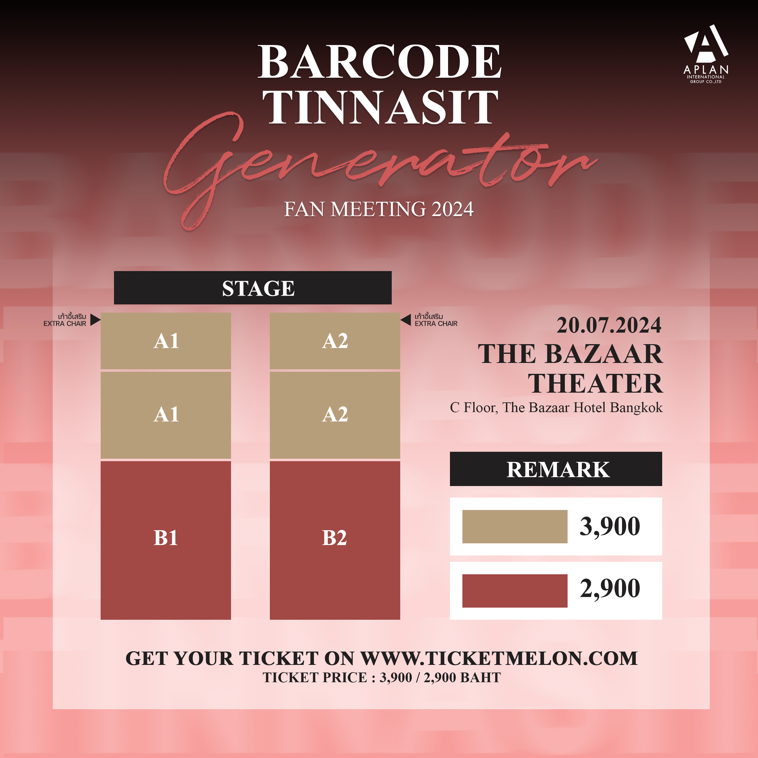 Barcode Tinnasit Generator Fan Meeting 2024 - Ticketmelon