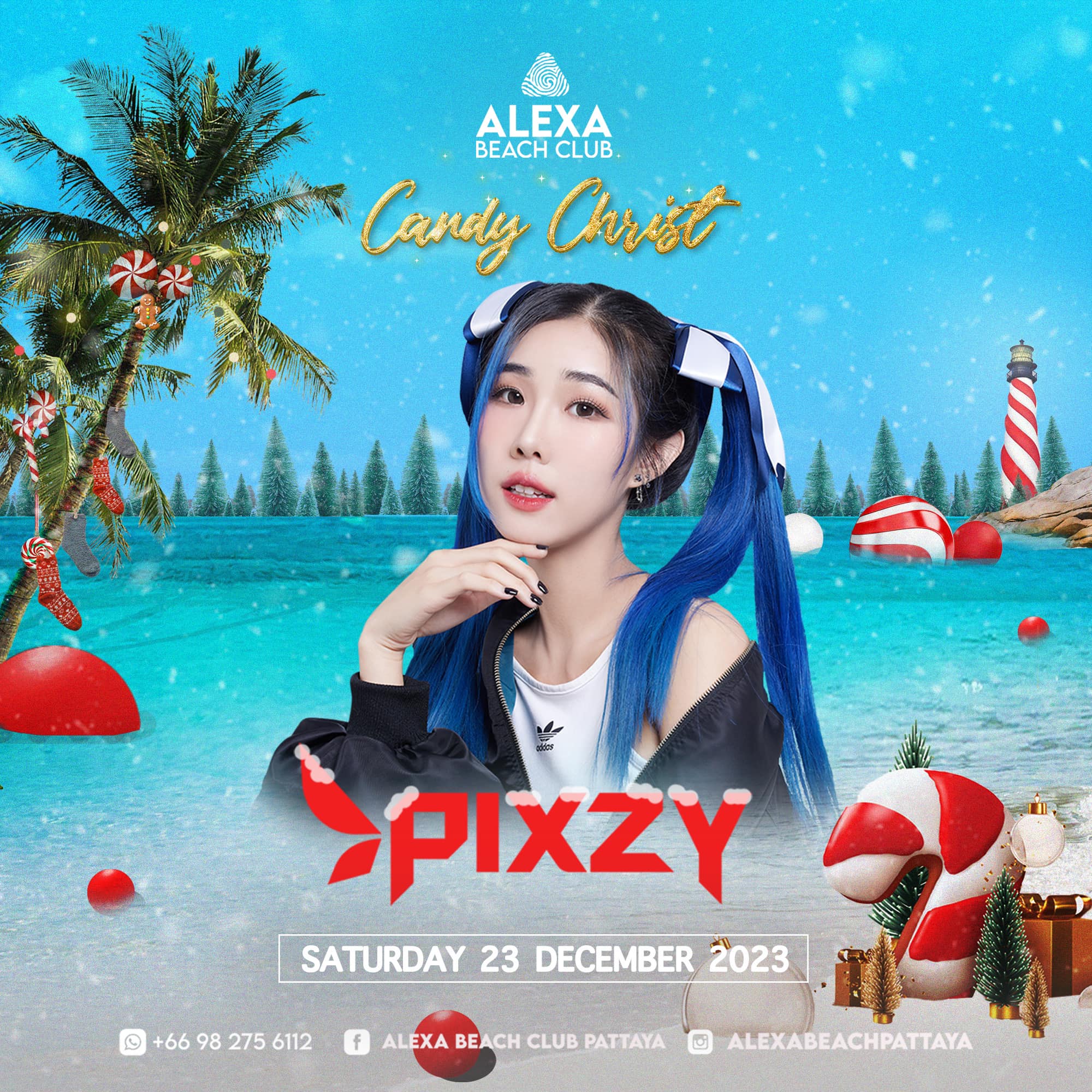 CANDY CHRIST | DECEMBER 23 at Alexa Beach Club Pattaya - Ticketmelon