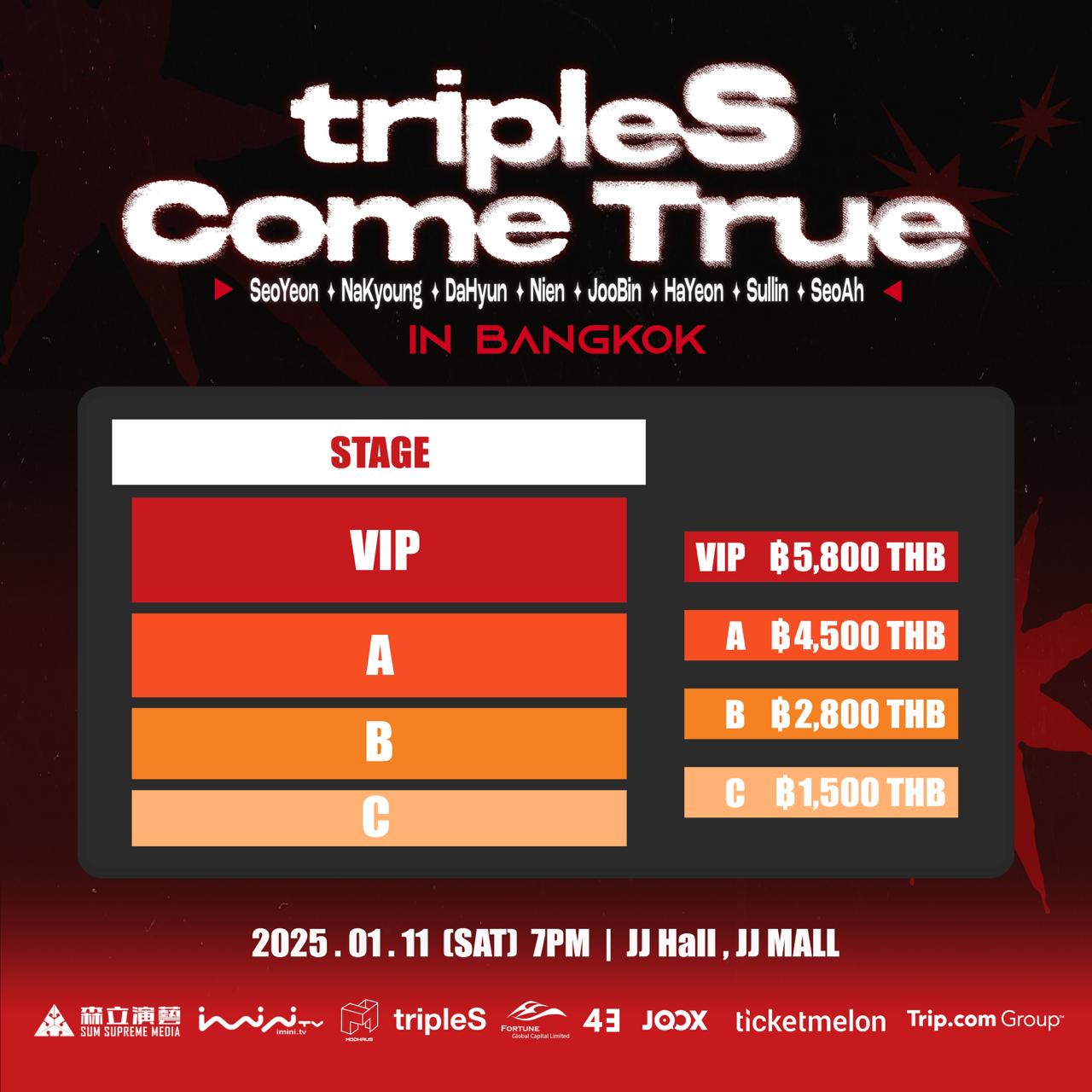 tripleS Come True in Bangkok - Ticketmelon
