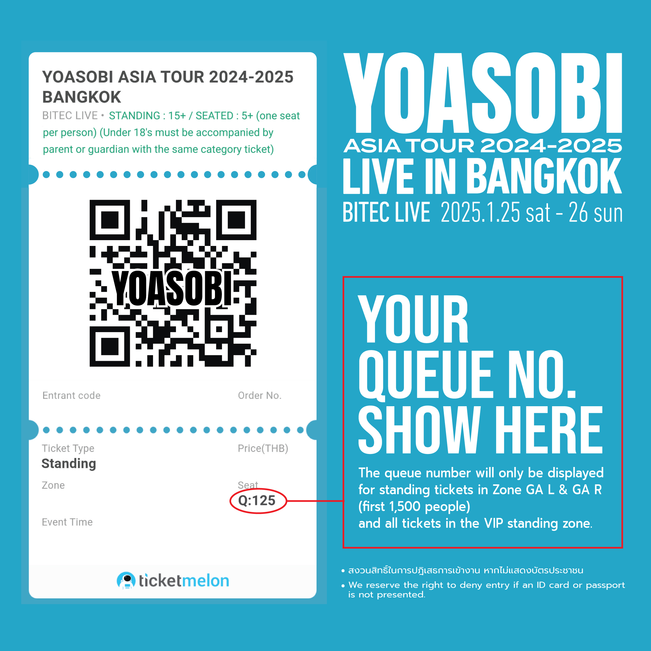 YOASOBI ASIA TOUR 2024-2025 BANGKOK - Ticketmelon