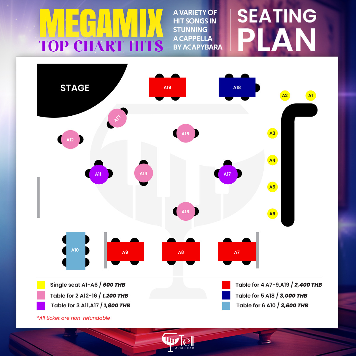 MEGAMIX TOP CHART HITS - Ticketmelon
