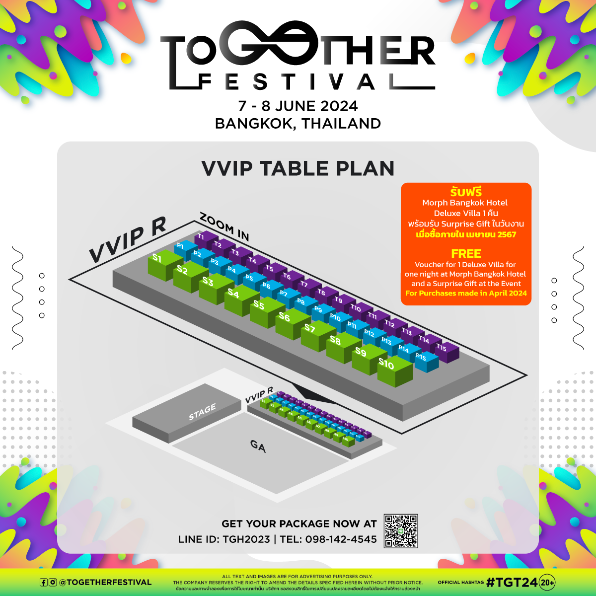 Together Festival 2024 - VVIP Table Packages - Ticketmelon