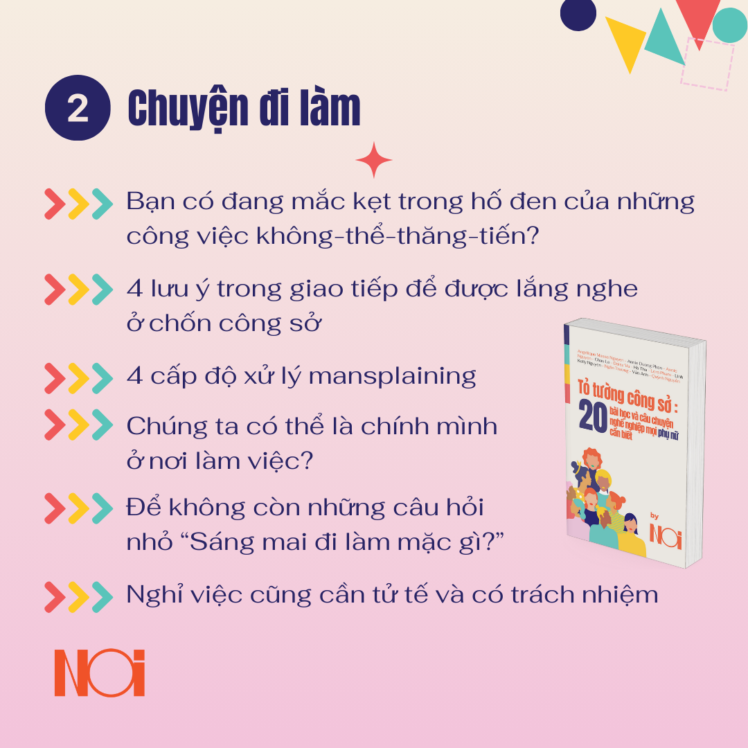 NOI Book Launch - Tỏ tường nơi công sở: 20 bài học và câu chuyện nghề ...