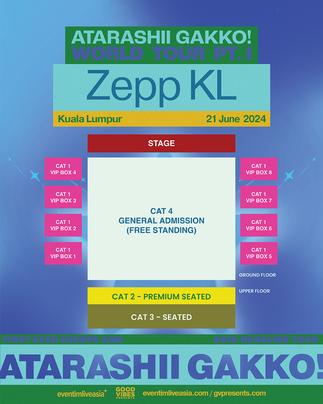 Atarashii Gakko! World Tour Pt. 1 - Ticketmelon