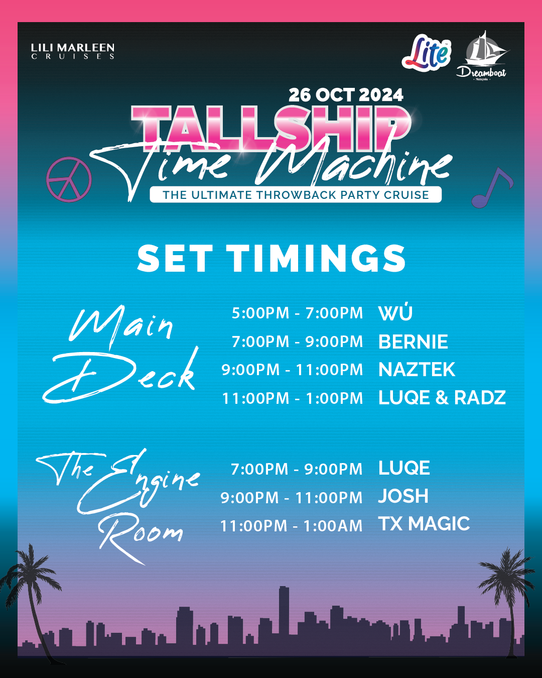 This event is proudly brought to you by Dreamboat KL & LITE, 105.7 FM!