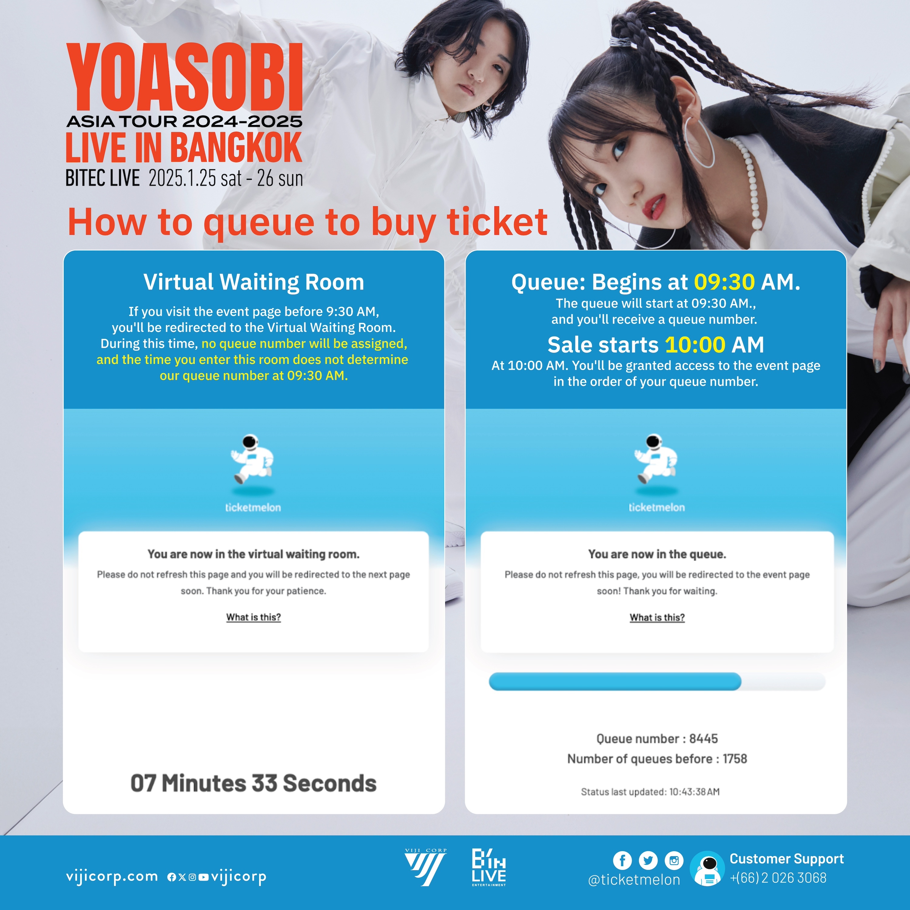 YOASOBI ASIA TOUR 2024-2025 BANGKOK - Ticketmelon
