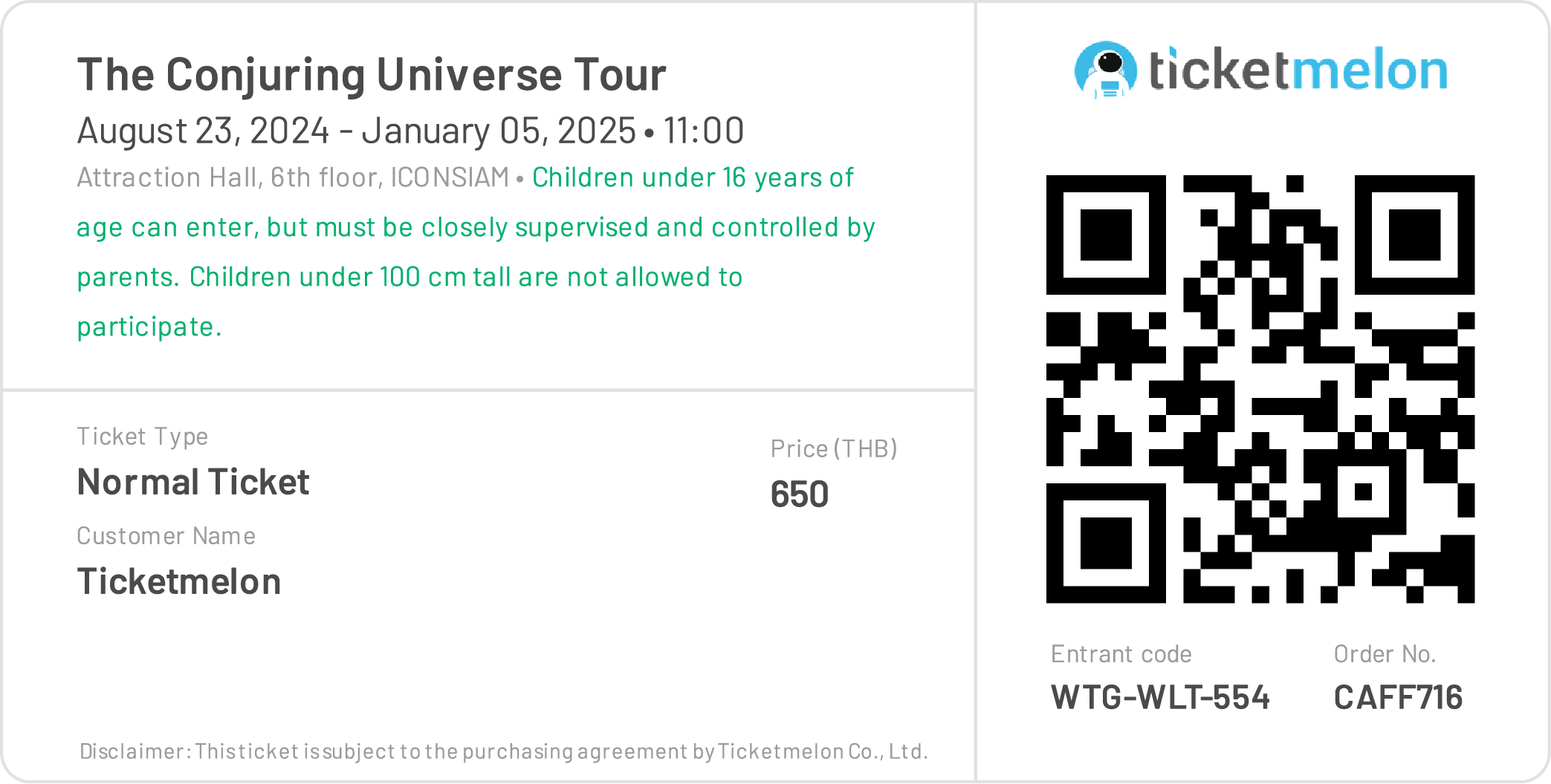 The Conjuring Universe Tour - Ticketmelon