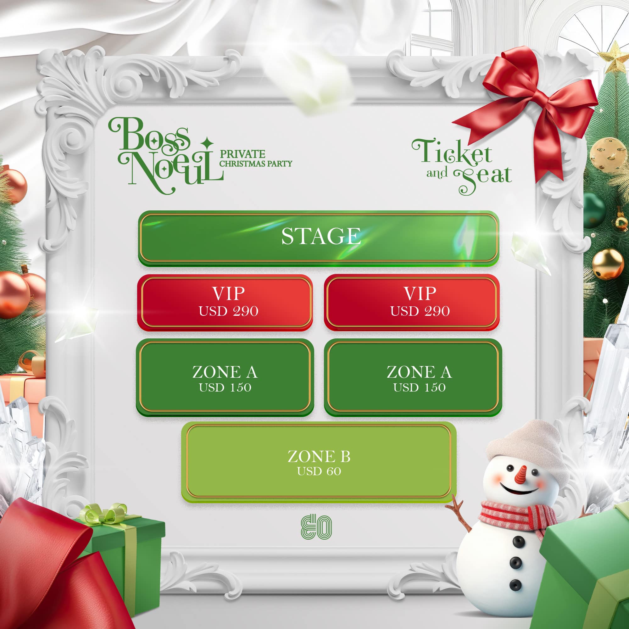 BossNoeul Private Christmas Party - Ticketmelon