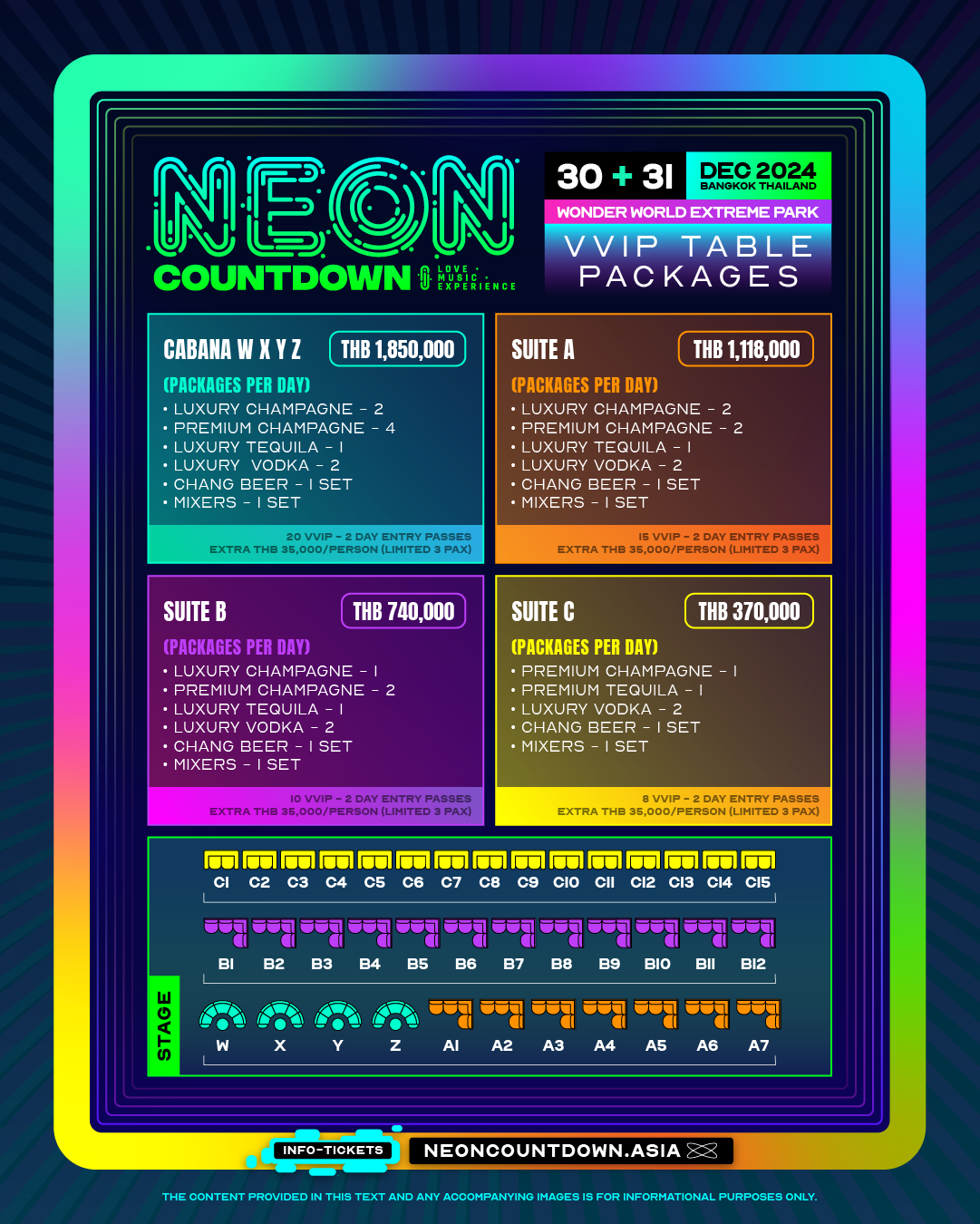 NEON COUNTDOWN 2024 - Ticketmelon