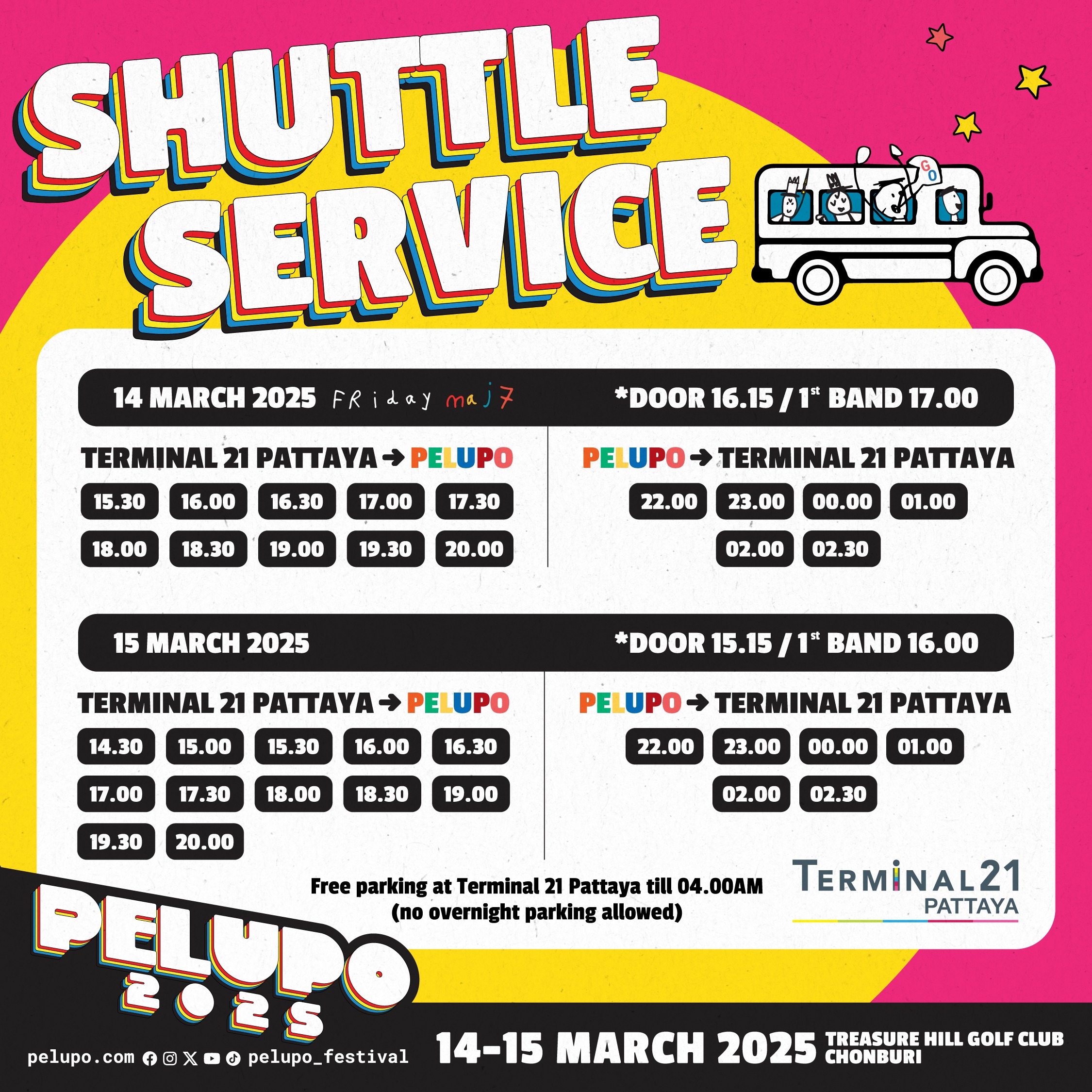PELUPO 2025 - SHUTTLE SERVICE - Ticketmelon