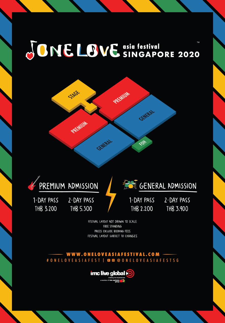 ONE LOVE ASIA FESTIVAL - SINGAPORE - Ticketmelon