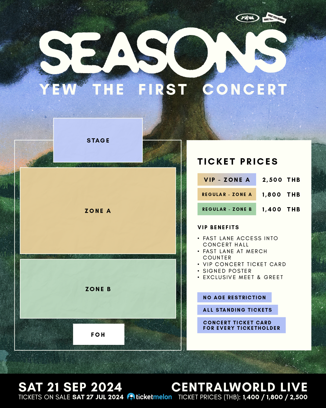 SEASONS - YEW THE FIRST CONCERT - Ticketmelon