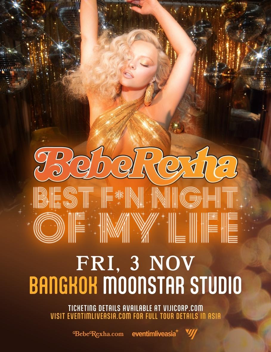 BEBE REXHA BEST F N NIGHT OF MY LIFE TOUR BANGKOK Ticketmelon