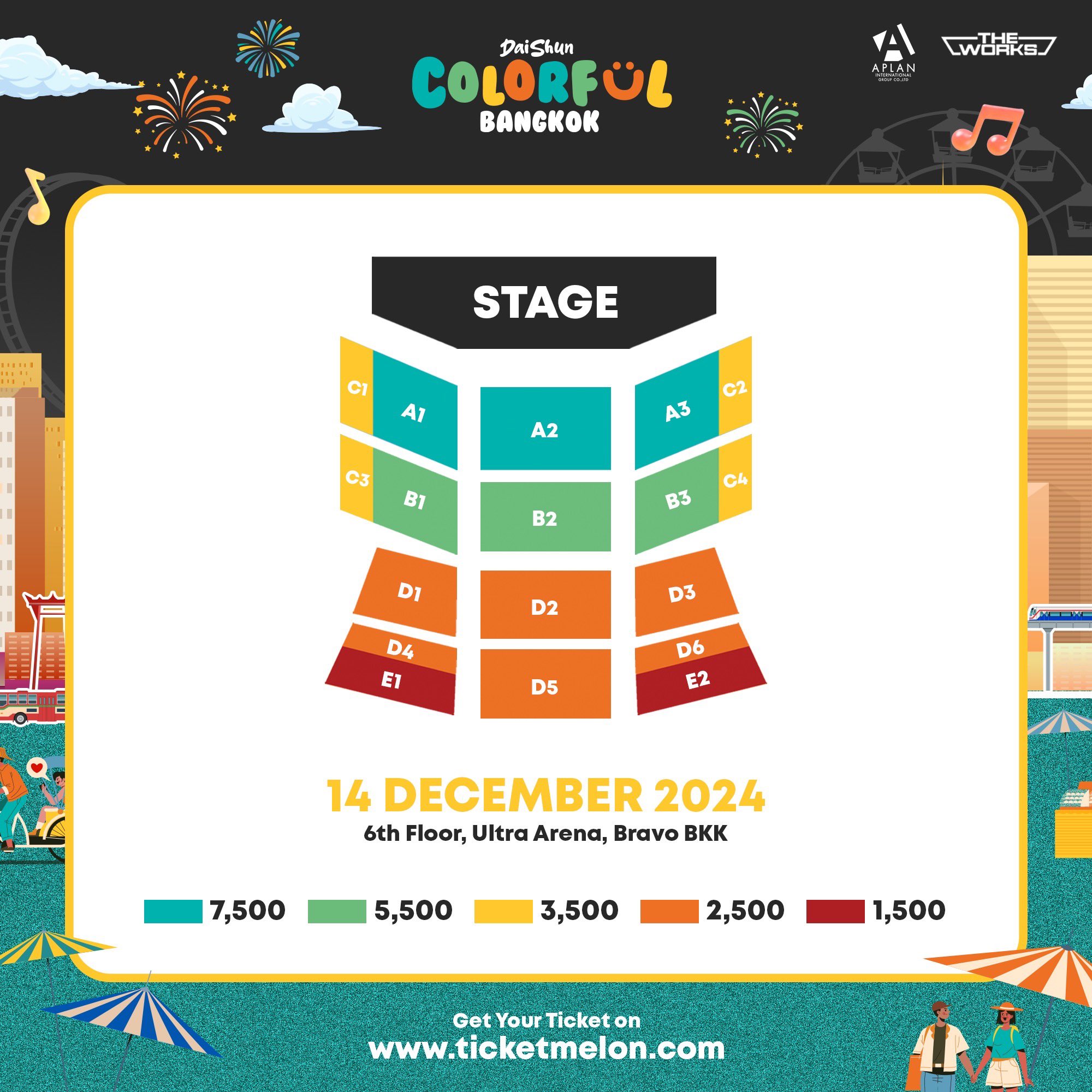 DAISHUN COLORFUL BANGKOK - Ticketmelon