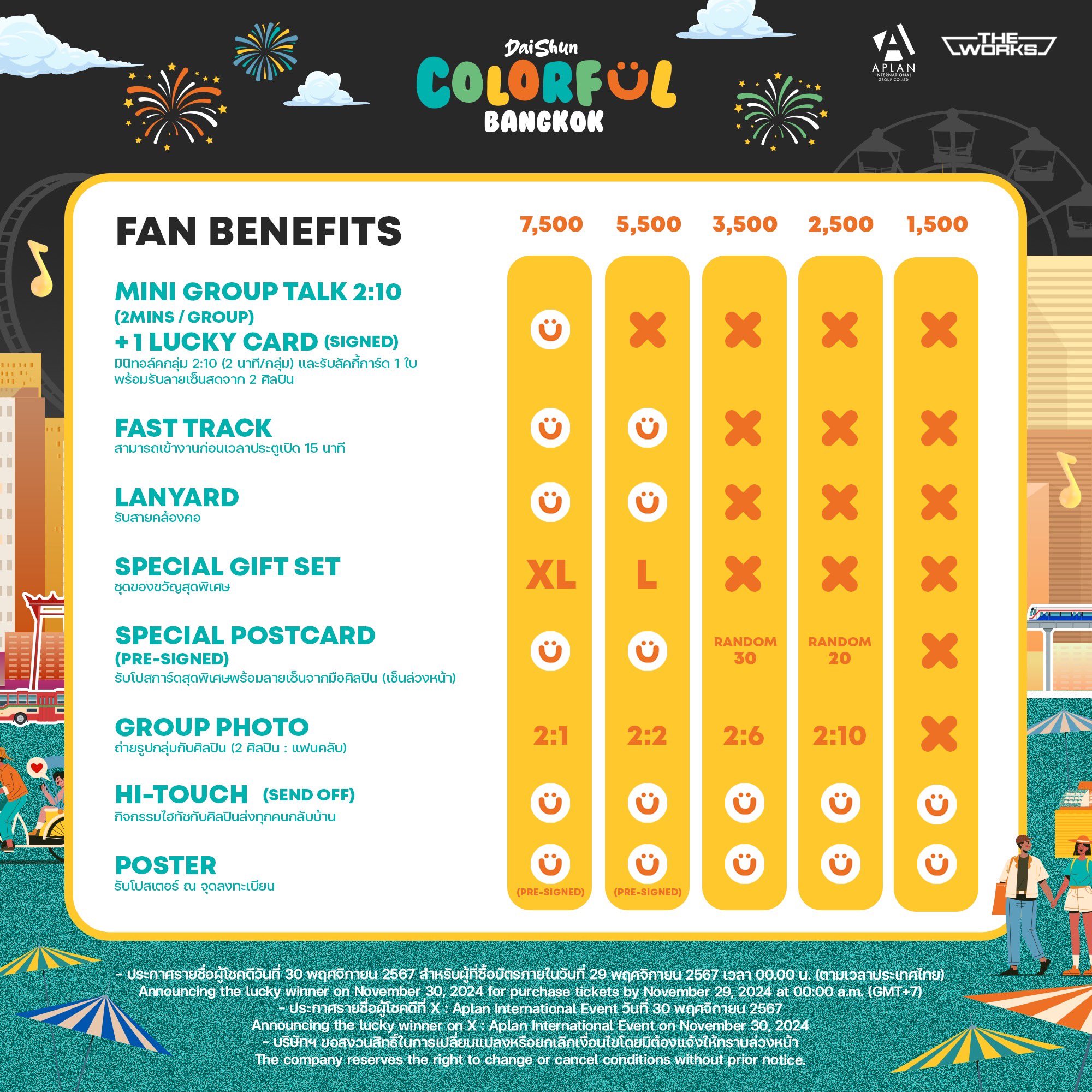 DAISHUN COLORFUL BANGKOK - Ticketmelon