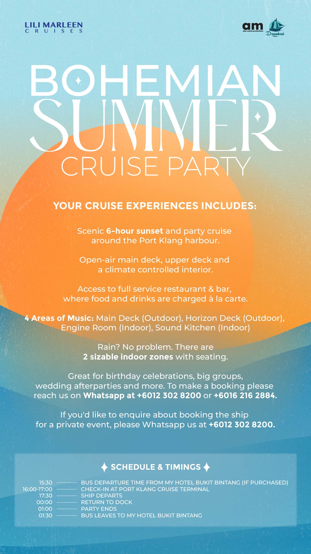 Dreamboat presents 'Bohemian Summer Party Cruise' - Ticketmelon