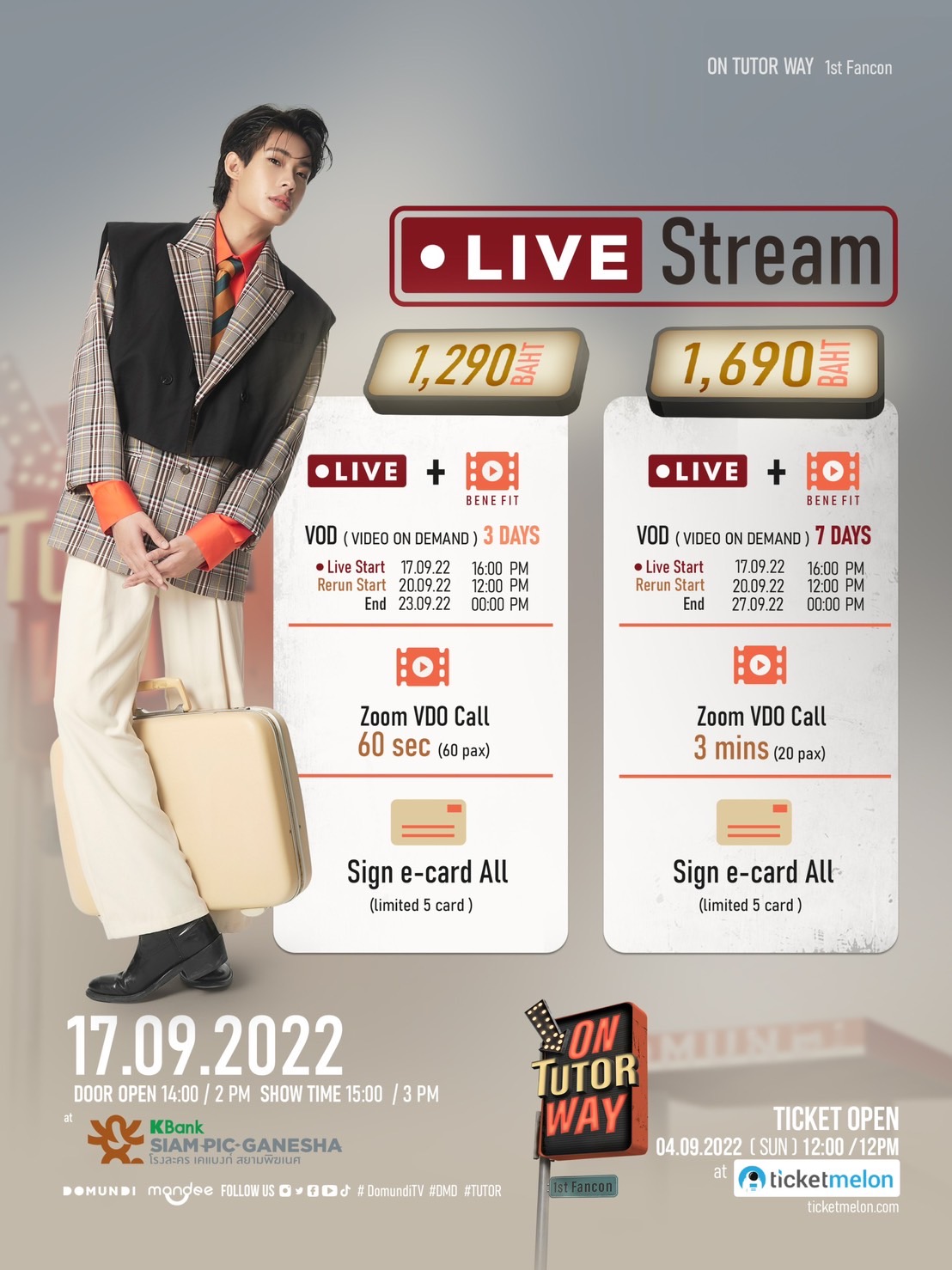 [Livestream] On Tutor Way 1st Fancon - Ticketmelon