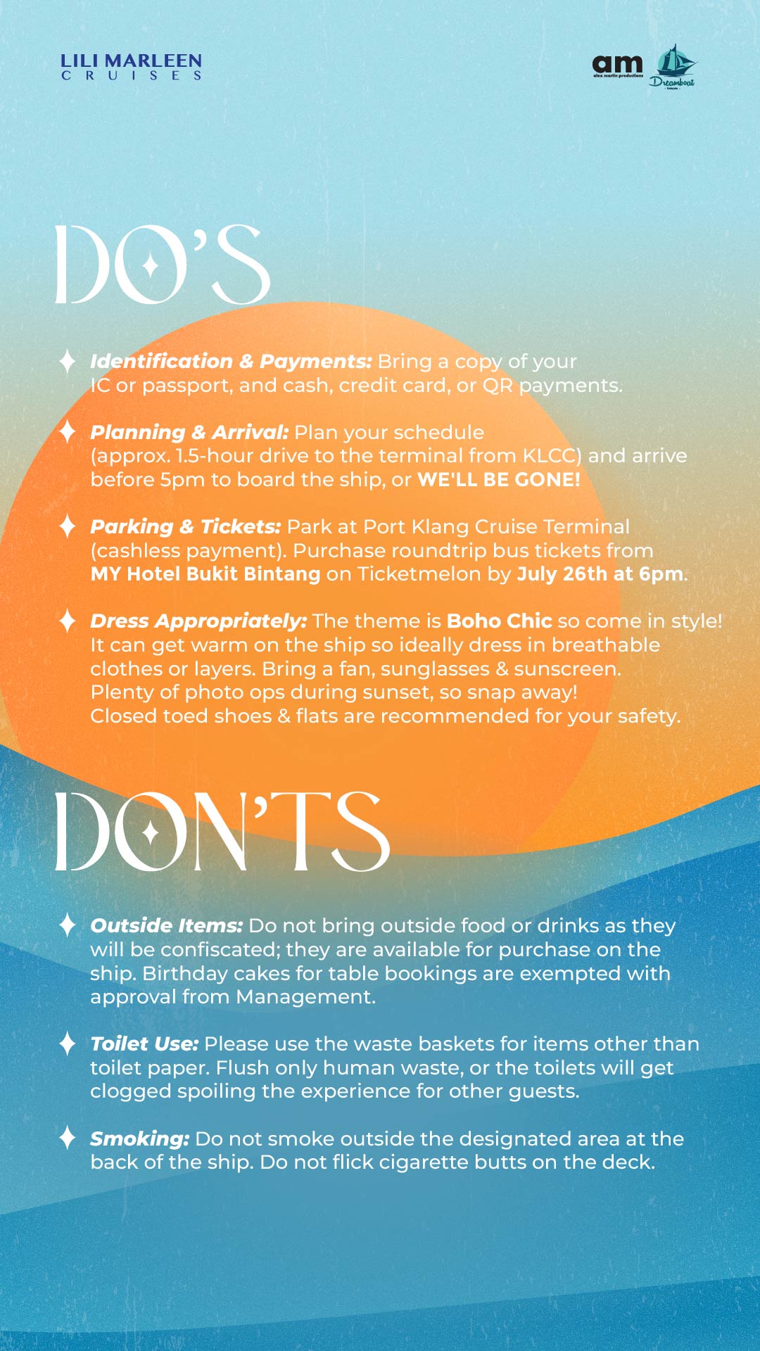 Dreamboat presents 'Bohemian Summer Party Cruise' - Ticketmelon