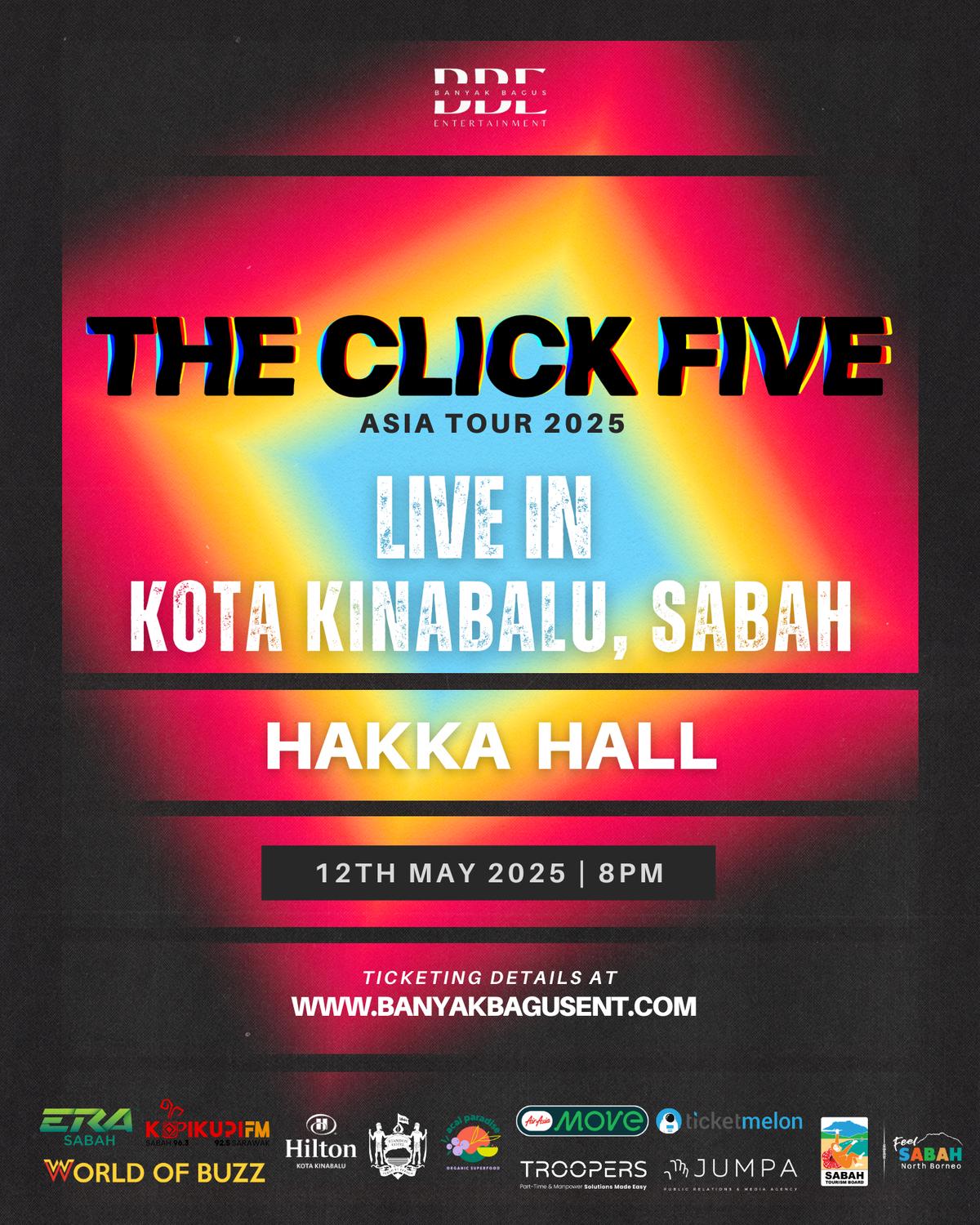 The Click Five - Live in KK - Ticketmelon