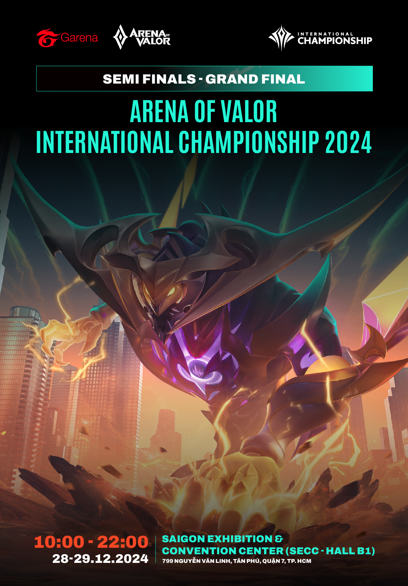 BÁN KẾT & CHUNG KẾT GIẢI ĐẤU ARENA OF VALOR INTERNATIONAL CHAMPIONSHIP 2024 (AIC 2024) - Ticketmelon