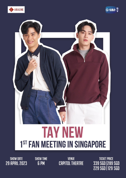 Tay New 1st Fanmeeting In Singapore - Ticketmelon