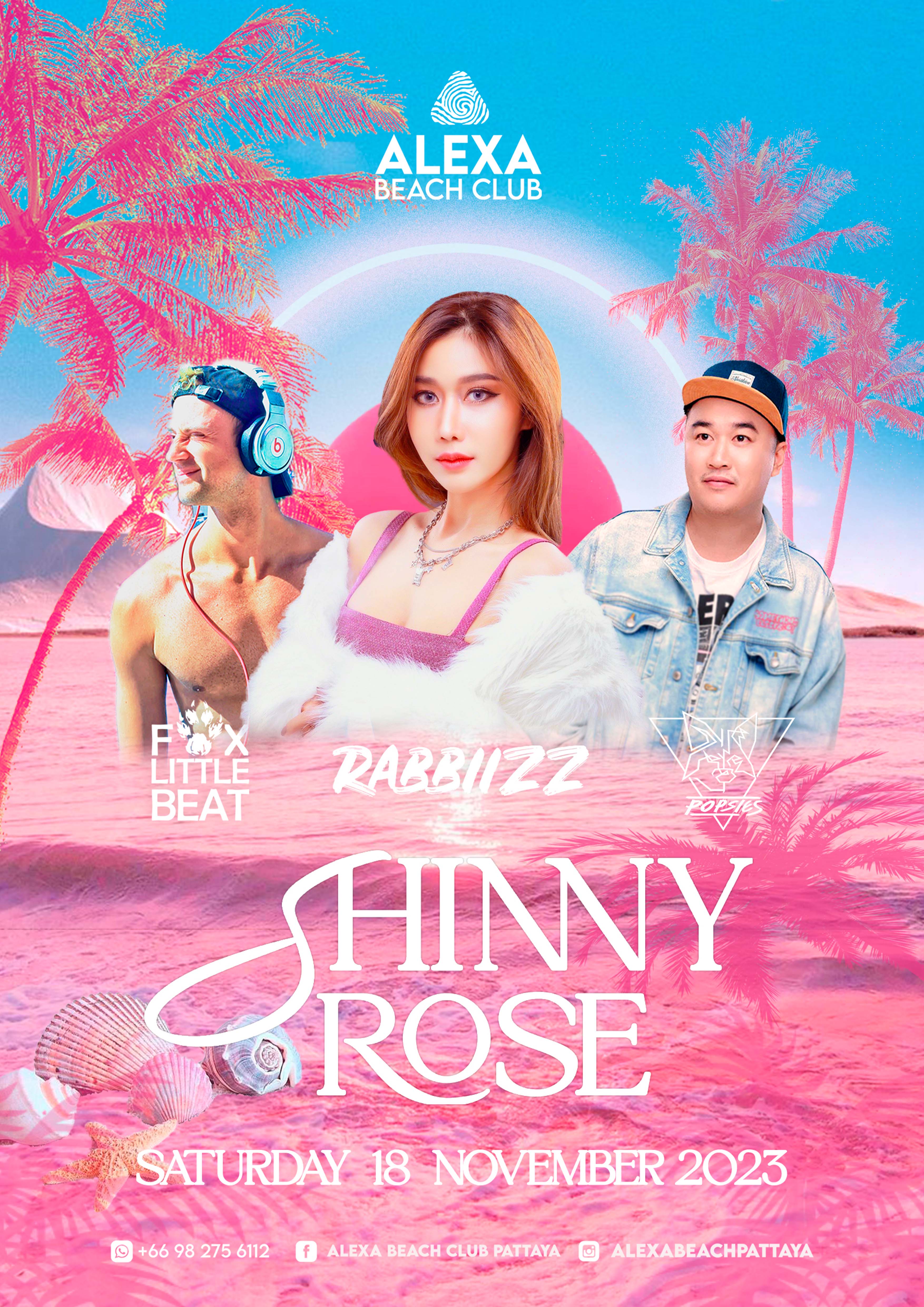 SHINY ROSE' | November Weekends at Alexa Beach - Ticketmelon