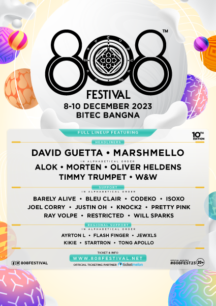 808 Festival 2023 - 1 DAY TICKET - Ticketmelon