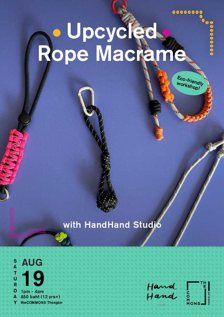 Upcycled Rope Macrame with HandHand Studio - Ticketmelon