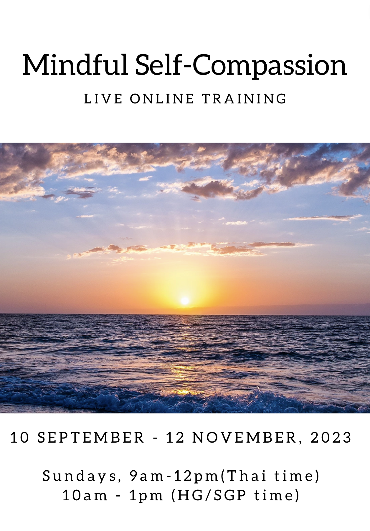 Mindful Self-Compassion Training Course - Ticketmelon