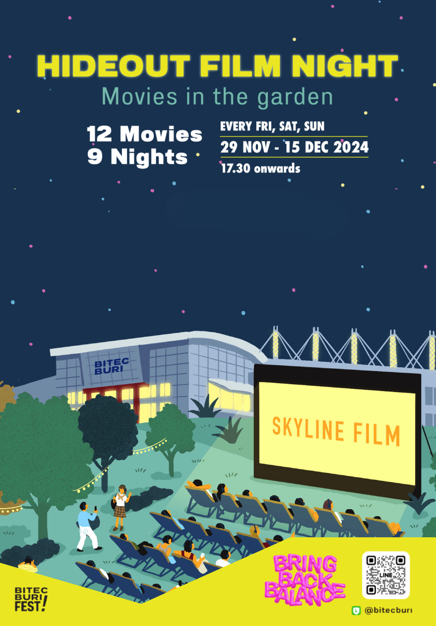 Hideout Film Night ดูหนังในสวน - Ticketmelon