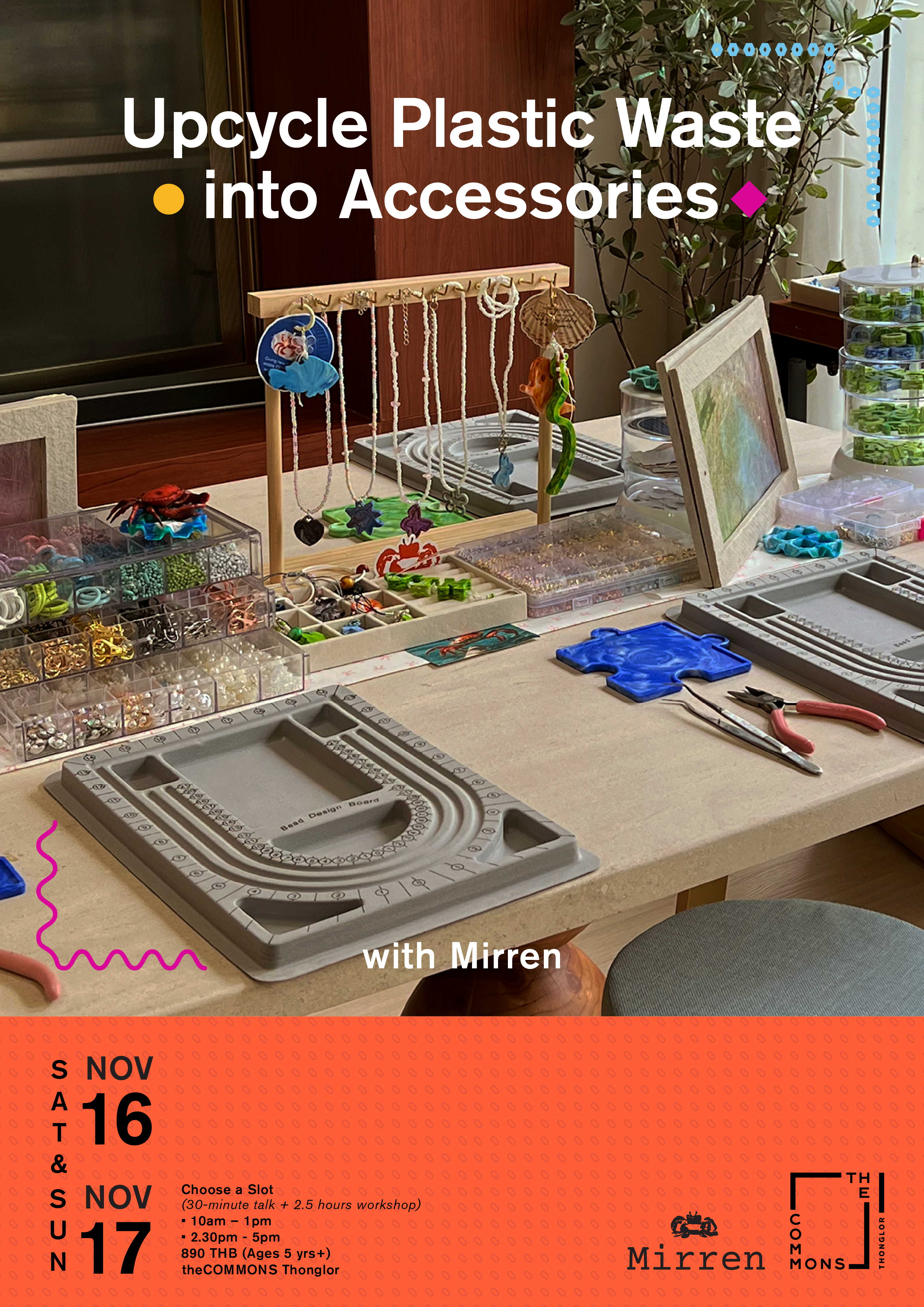 Upcycle Plastic Waste into Accessories with Mirren - Ticketmelon
