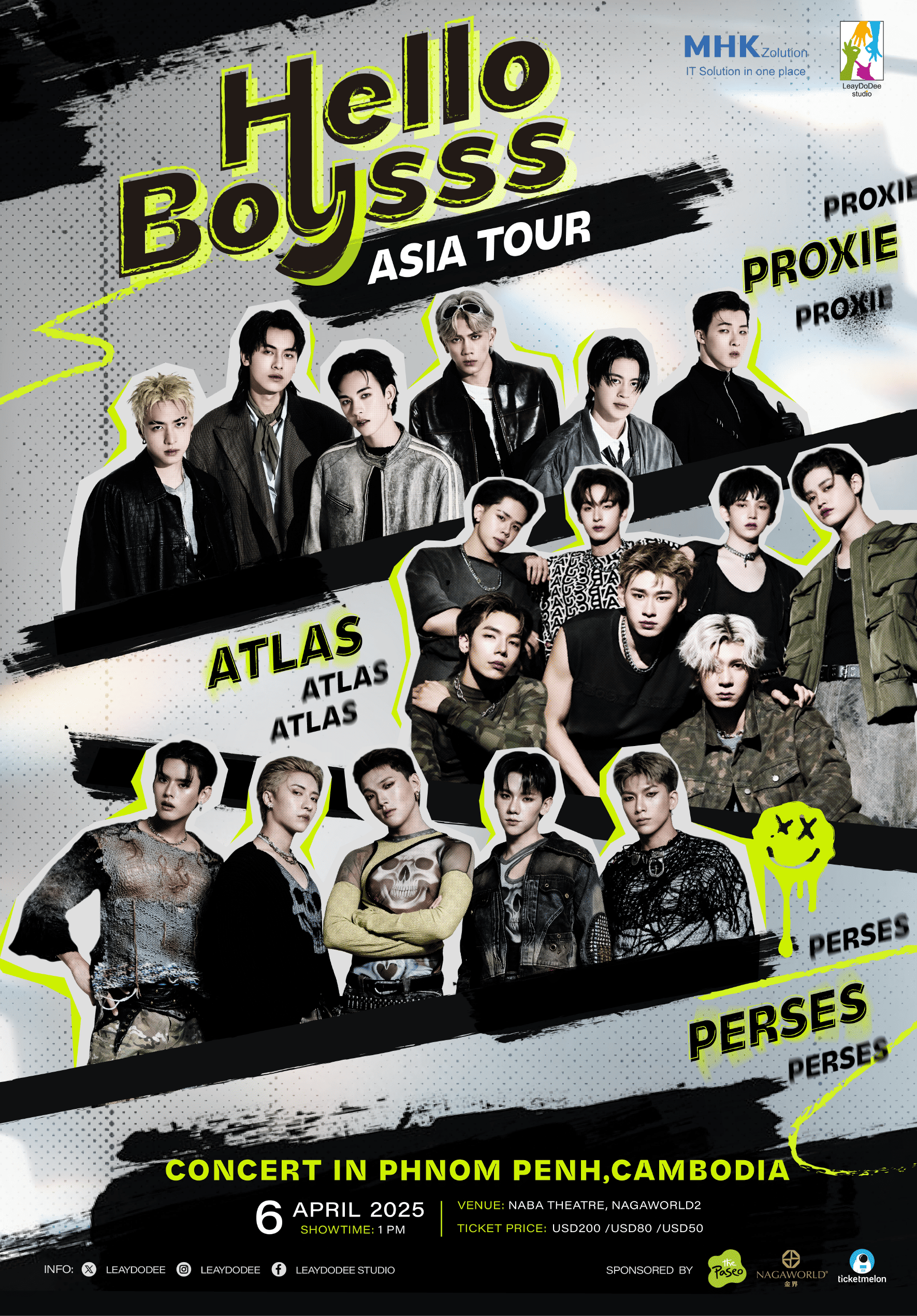 Hello Boysss Asia Tour in Phnom Penh - Ticketmelon