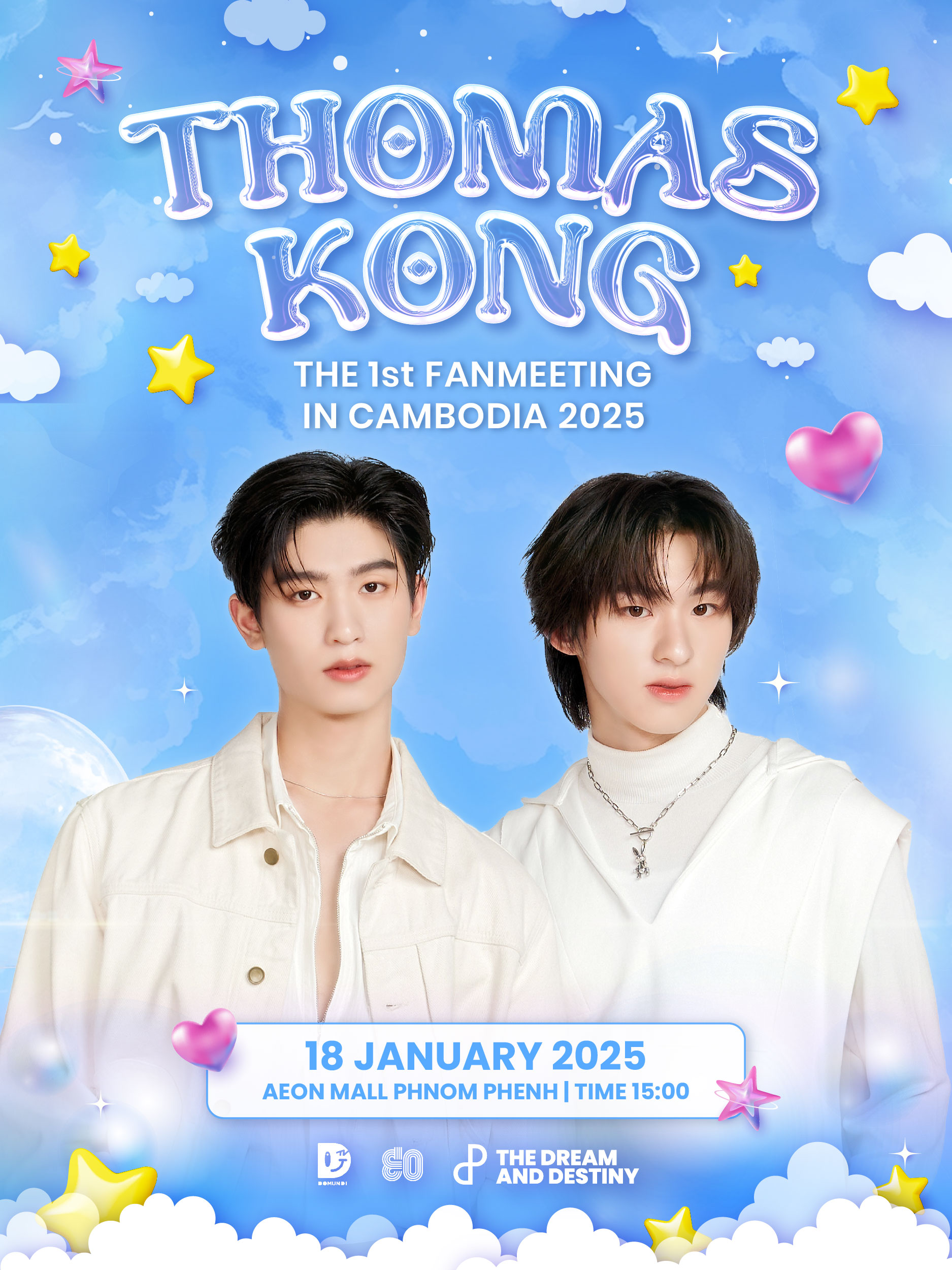 THOMAS KONG THE 1ST FANMEETING IN CAMBODIA 2025 - Ticketmelon