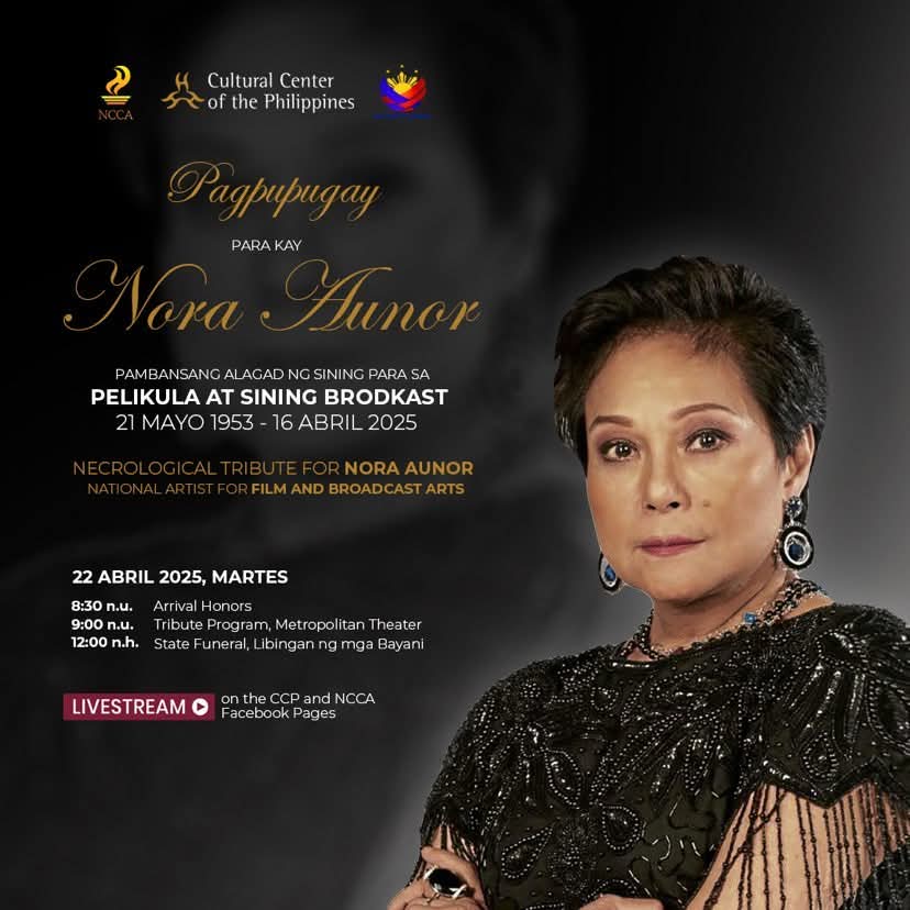 Pagpupugay para kay Nora Aunor: Pambansang Alagad ng Sining para sa Pelikula at Sining Brodkast ...