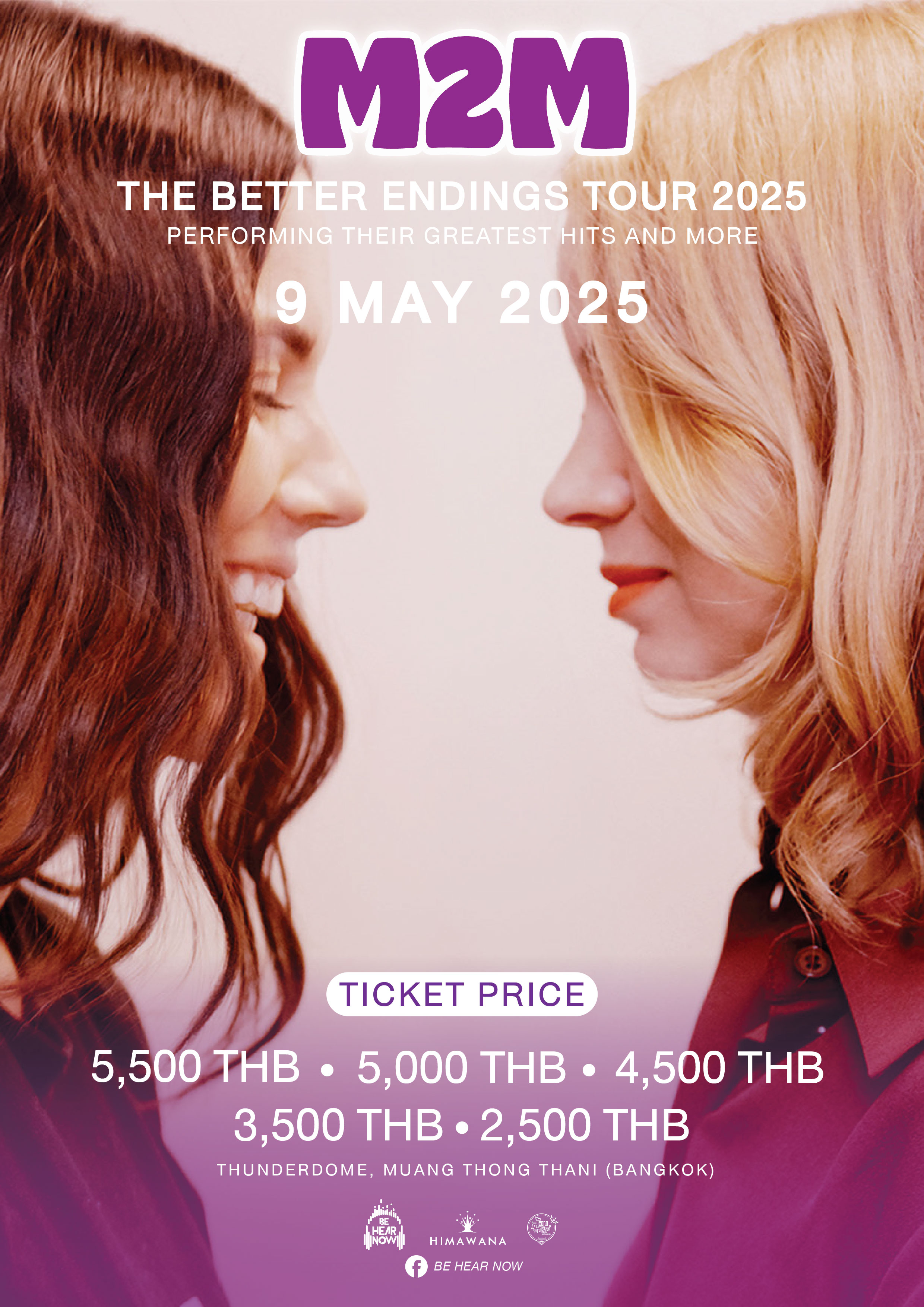 M2M The Better Endings Tour 2025 - Bangkok - Ticketmelon