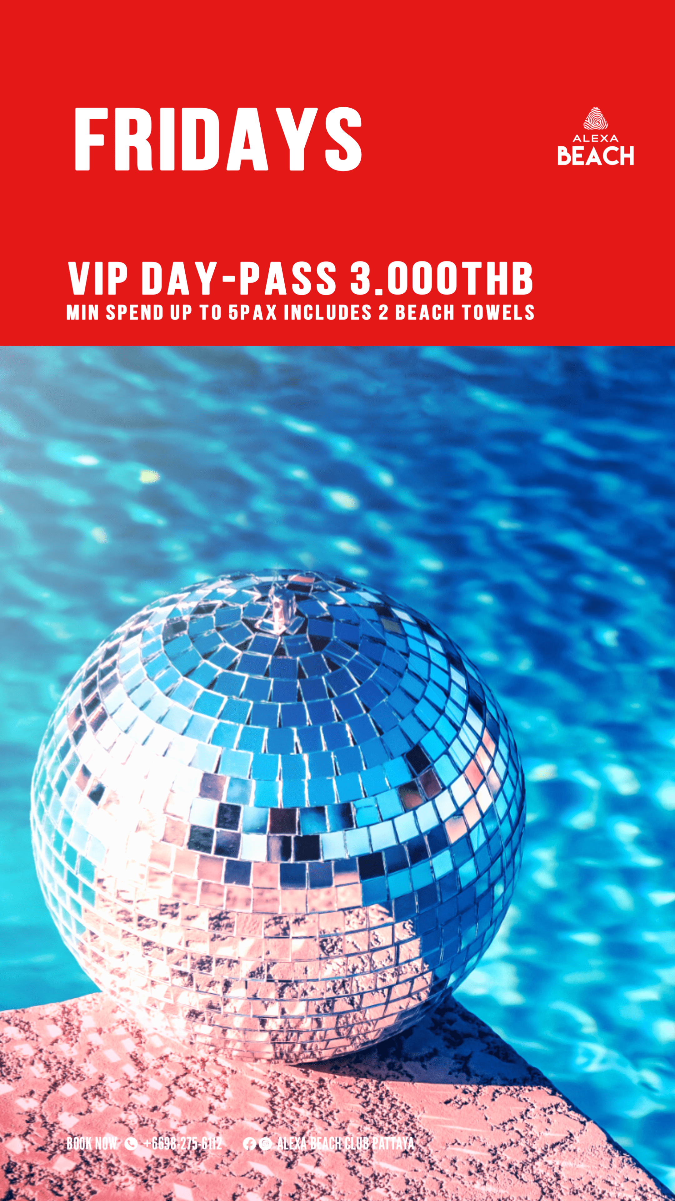 FRIDAY VIP-PASS at Alexa Beach Club - Ticketmelon