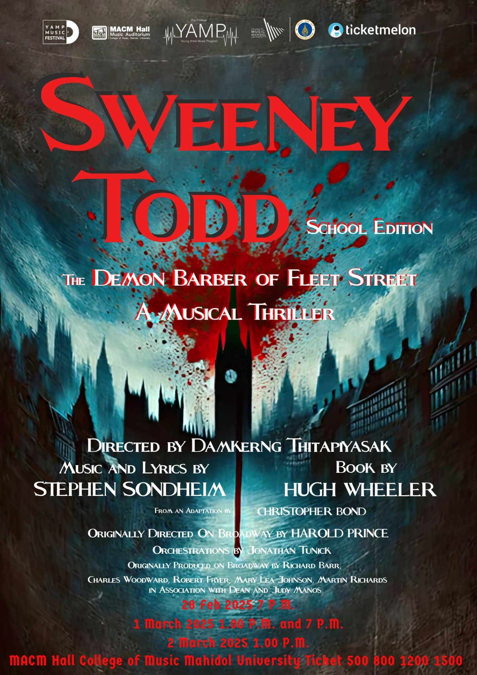 ( 28 Feb 19.00 ) Sweeney Todd School Edition the Musical - Ticketmelon